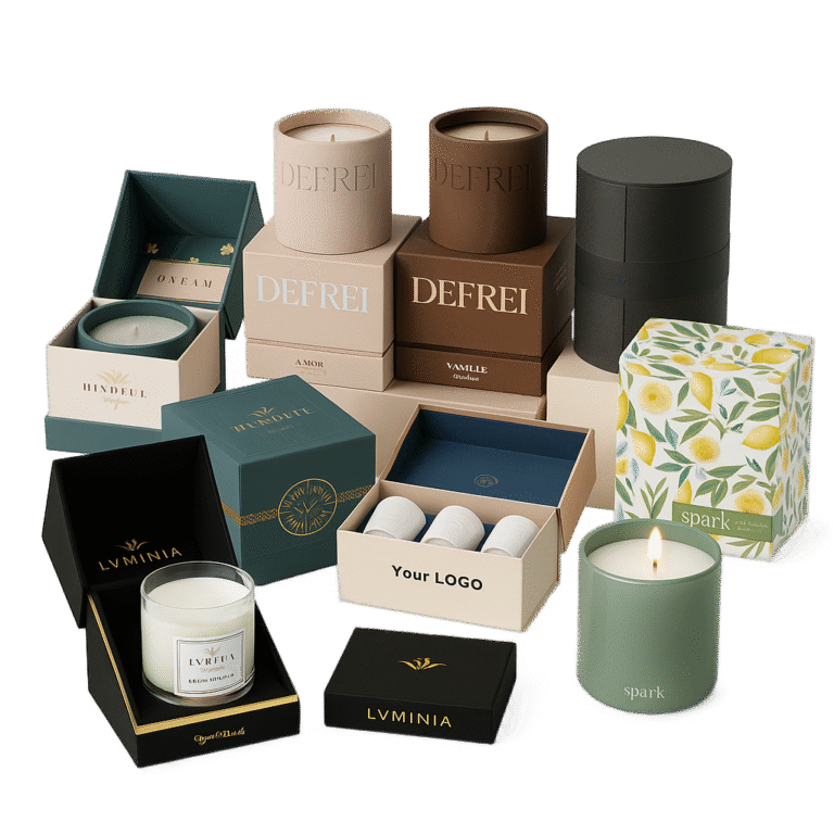 Custom Candle Boxes | Multi-Style Luxury Brand Packaging