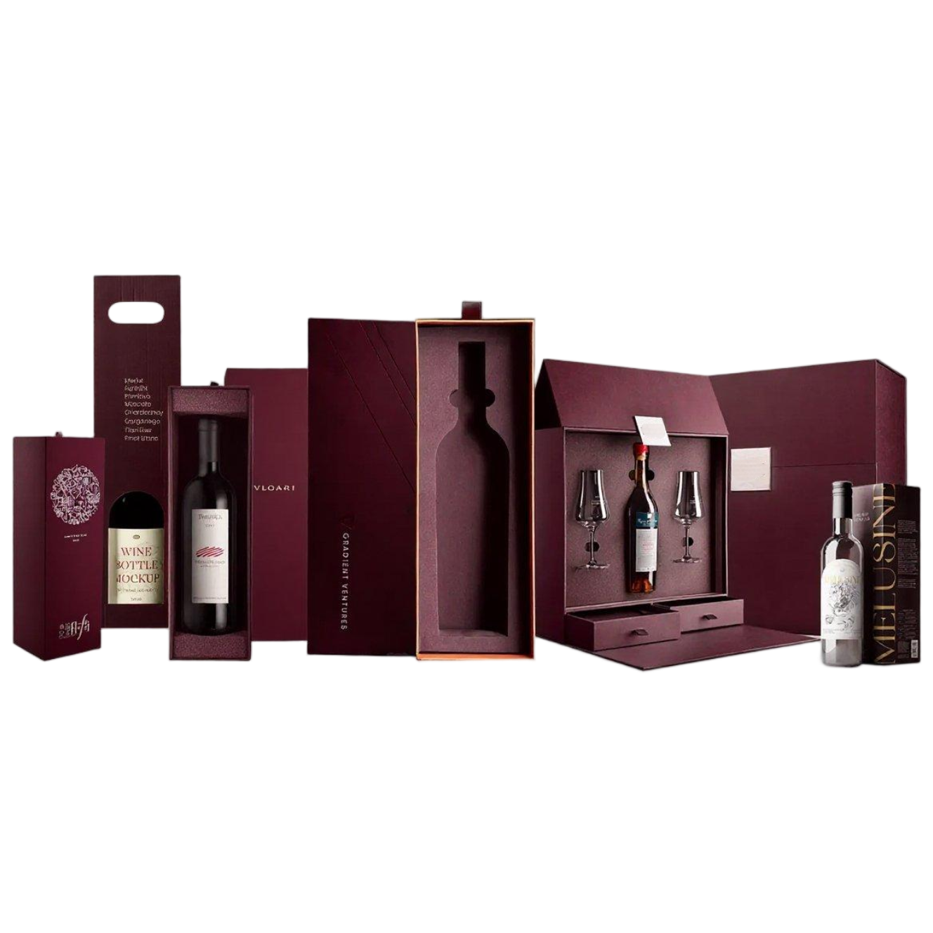 Custom Wine Box | Luxury Magnetic Closure Gift Presentation